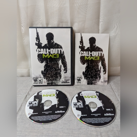 Media | Call Of Duty Modern Warfare 3 Mw3 Pc Game 2 Discs Guide Book ...